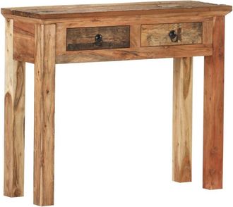 vidaXL Table console 90,5x30x75 cm Bois dacacia et de r&eacute;cup&eacute;ration Vidaxl