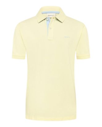 GANT Piqu&eacute;-Poloshirt mit Stretchanteil und Label-Stickerei, Regular Fit in