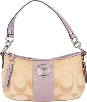 Coach Crossbody Bags - Coach Monogram Handbag - Gr. unisize - in Beige - f&uuml;r Damen