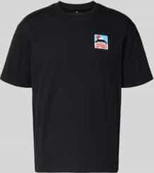 Edwin T-Shirt mit Label-Print Modell SUNSET ON FUJI SAN