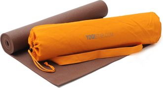 Yogistar Yoga-Set Starter Edition (yogamatte + Yogatasche) Braun