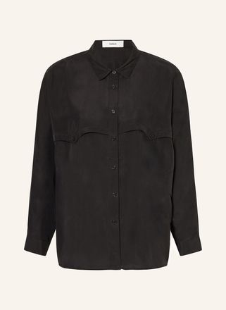 BA&SH Ba&Sh Hemdbluse Haora Aus Seide grau