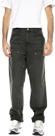 Carhartt Work in Progress Homme, Pantalons, Vert, Taille: W32 L32 Wide Pantalons