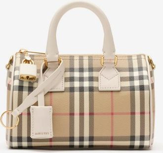 Burberry Mini sac bowling Check