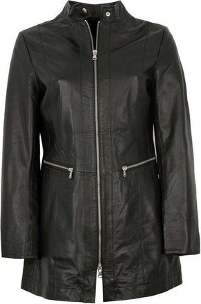 Maddox Lederjacke Moonlight MADDOX - Damen Ledermantel Longjacke Lammnappa schwarz