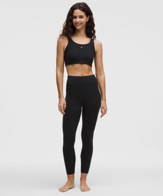 lululemon Groove No Line High-Rise Tight 25 Heart pour Femmes - Noir - Taille 14