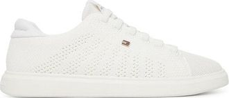 Tommy Hilfiger Sneakers Th Icon Light Knit Sneaker FW0FW09401 Wei&szlig;