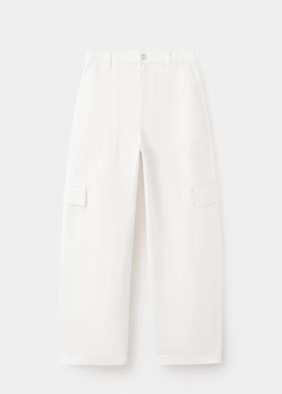 Mango Jean cargo poches blanc - Femme - 32 - MANGO
