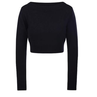 Max Mara Femme, Pulls, Noir, Taille: 40 FR Tricot ras du cou
