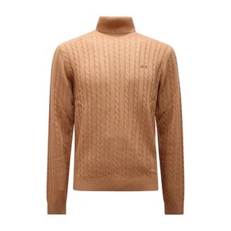 Sun 68 K42139 Dolcevita Rollkragenpullover - - Knitwear - Herren - Beige - 2XL