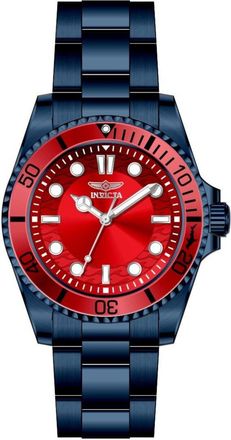 Invicta Pro Diver 50965 Herrenuhr - Quarzwerk - Edelstahl mit lila Zifferblatt - 43 mm