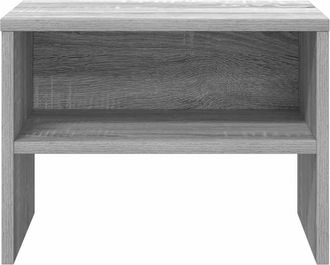 Generic Moderner Nachttisch mit Offenem Ablagefach, Minimalistischer Nachttisch aus Holzwerkstoff, Elegante Schlafzimmer-Akzentm&ouml;bel f&uuml;r die Schlafzimmerdekor