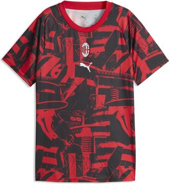 Puma AC Milan Aufw&auml;rmtrikot Damen, Kleidung, Rot, XXL