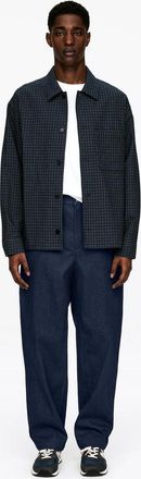 Arket Workwear-Hose Aus Denim -Blau