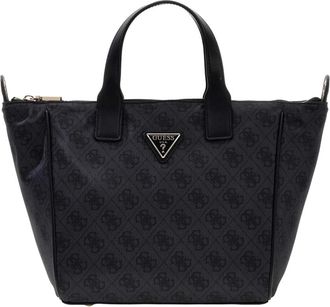 Guess Adrian Logo Small Tote - Femme - Sacs - Noir - Taille: ONE Size