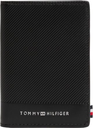 Tommy Hilfiger Herren Geldbeutel Foundation Bifold aus Leder, Schwarz (Black), Einheitsgröße