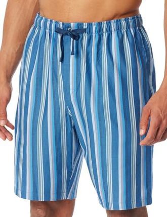 Schiesser Herren Kurze Schlafhose-Mix + Relax Bas de Pyjama, Aquarium_182191, 52 Hommes