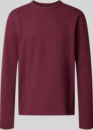 Mc Neal Longsleeve mit Strukturmuster und Rundhalsausschnitt