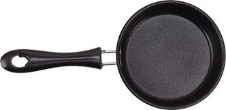 CHICIRIS Haofy Mini Po&ecirc;le &agrave; Frire 12cm en Acier Inoxydable avec Rev&ecirc;tement Antiadh&eacute;sif, Chauffage Uniforme pour Petits Appartements, Vie en Camping-car, Utilis