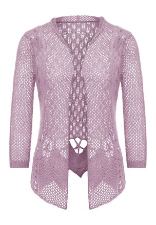 Mymo Strickjacke Frauen Lavendel