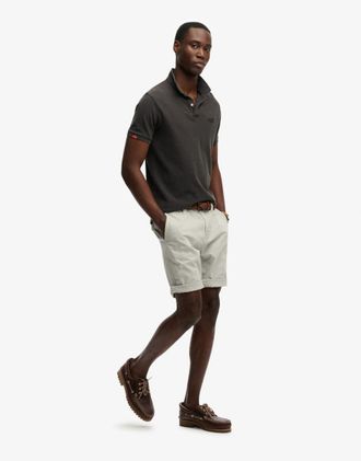 Superdry Short chino fonctionnel - Gris argent&eacute; ville