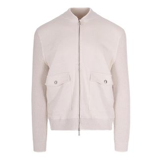 Eleventy Giubbino Misto Cotone - - Jackets - Herren - Beige - L