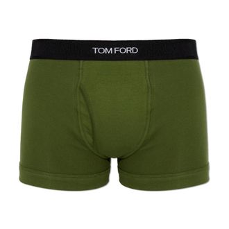 Tom Ford Homme, Sous-v&ecirc;tements, Vert, Taille: M Boxers avec logo
