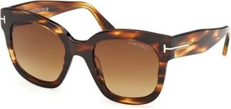 Tom Ford Femme, Accessoires, Brun, Taille: 52 MM Lunettes de soleil