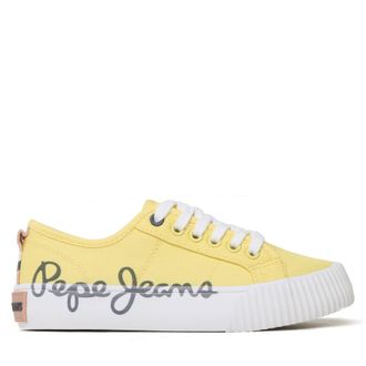 Pepe Jeans London Sneakers aus Stoff Pepe Jeans Ottis Log G PGS30577 Gelb