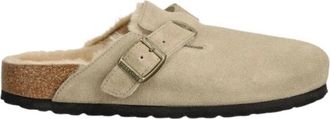 Birkenstock Boston Shearling Narrow Fit - - Shoes - Damen - Beige - 37 EU
