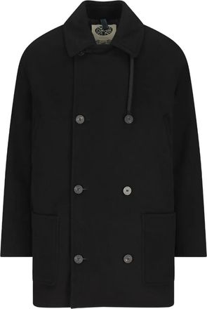 Camplin double-breasted coat - Noir