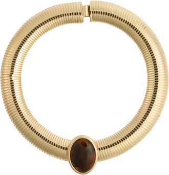 Liviana Conti Femme, Accessoires, Jaune, Taille: ONE Size Soraya Oval-Pendant Necklace