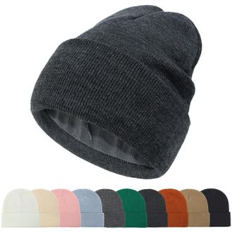 Dreshow Warme Strickm&uuml;tze f&uuml;r Damen Herren Winterm&uuml;tzen f&uuml;r Unisex Dicke Beanie M&uuml;tze f&uuml;r Extreme K&auml;lte