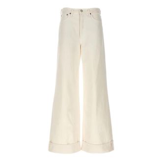 A Gold E Dame Jeans - - Jeans - Damen - Wei&szlig; - W29
