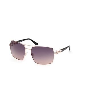Guess Lunettes de soleil Navigator - Femme - Accessoires - Jaune - Taille: 63 MM