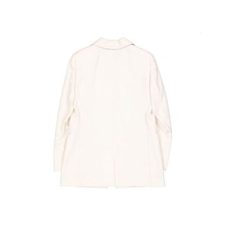 Brunello Cucinelli Womens White Virgin Wool Blazer Clothing