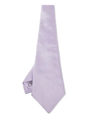 Brioni noeud papillon en soie pre-owned - Violet