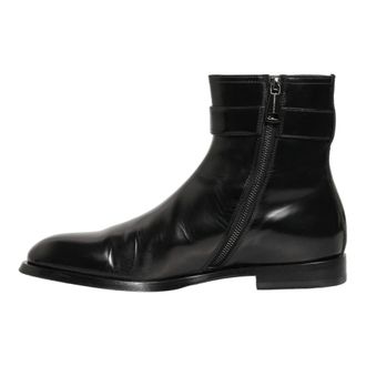 Dolce & Gabbana Femme, Chaussures, Noir, Taille: 41 EU Bottes Mi-Mollet