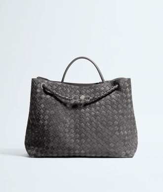 Bottega Veneta Andiamo grand format - Gris - Femme - Unisex