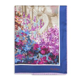 Max Mara Femme, Accessoires, Multicolore, Taille: ONE Size Foulard en soie imprim&eacute;e