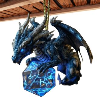 Generic Schmuck - 2D W&uuml;rfel Partydekoration,Weihnachtsbaum H&auml;ngende Dekorationen | F&uuml;r Schlafzimmer Party Haus B&uuml;ro Auto Innen Innen Innen