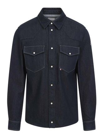 Moncler Chemise - Bleu Fonc&eacute;