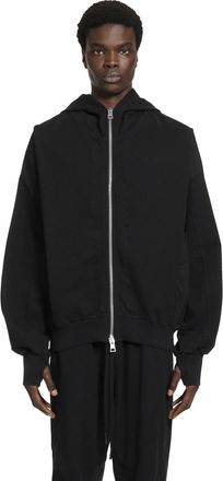 Andrea Ya'aqov Zip-Up Hoodie with Hand gaiters