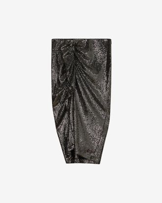 Isabel Marant Jupe Dolene - Femme - Argent - Taille 34 - Marant Étoile