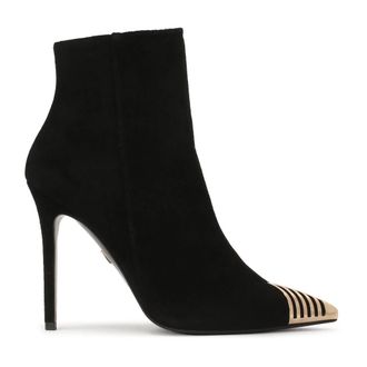 Kazar Schwarze Wildlederstiefel mit Metallzehen - - Shoes - Damen - Schwarzk - 36 EU