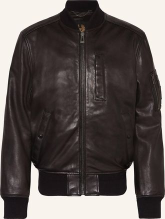 Belstaff Lederjacke Marker schwarz