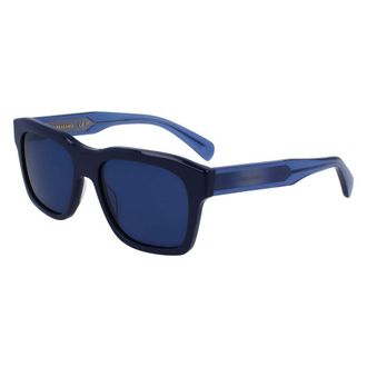 Ferragamo Blaue Acetat-Sonnenbrille