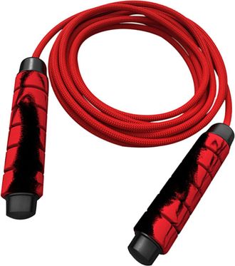 FOMIYES Duplex Kugellager Springseil 8mm Gewichtetes Trainingsseil f&uuml;r Erwachsene Sch&uuml;ler Rot Fitness Workout Seilspringen
