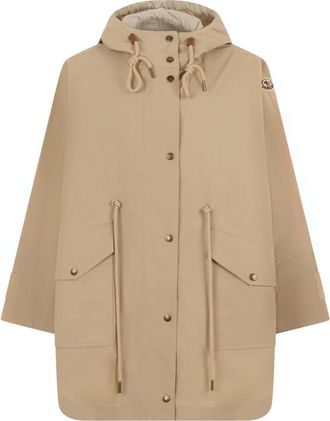 Moncler Femme, Manteaux, Beige, Taille: ONE Size Brunnera Long Parka