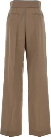 Valentino Garavani Beigechino Exterior: Mohair Wool Pantaloni Trousers